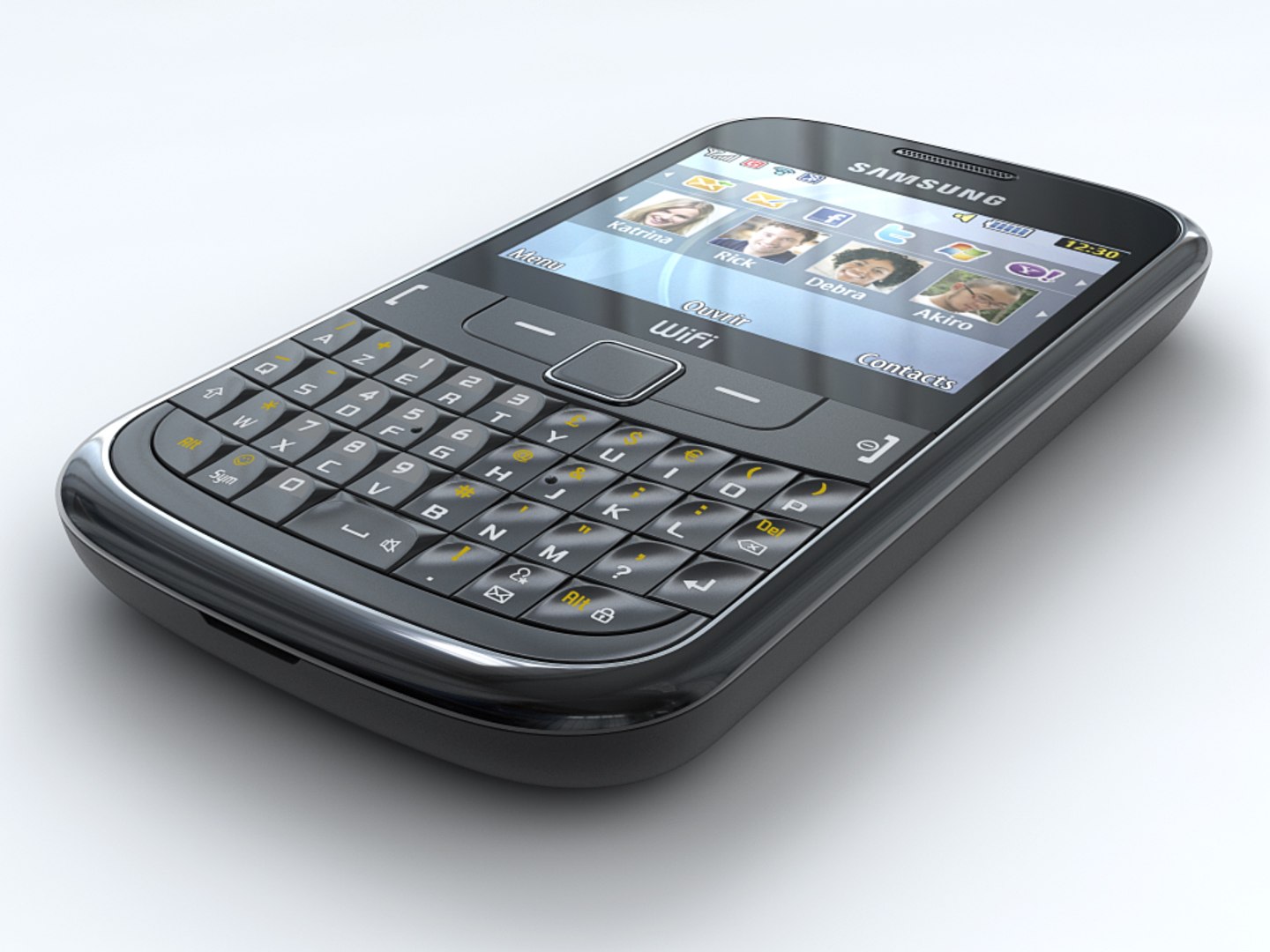 Samsung Chat 335 Mobile Phone Obj