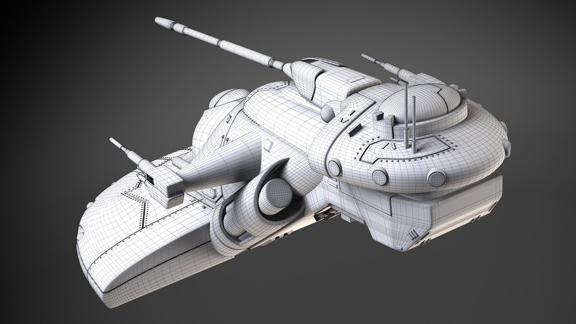 3d star wars aat model