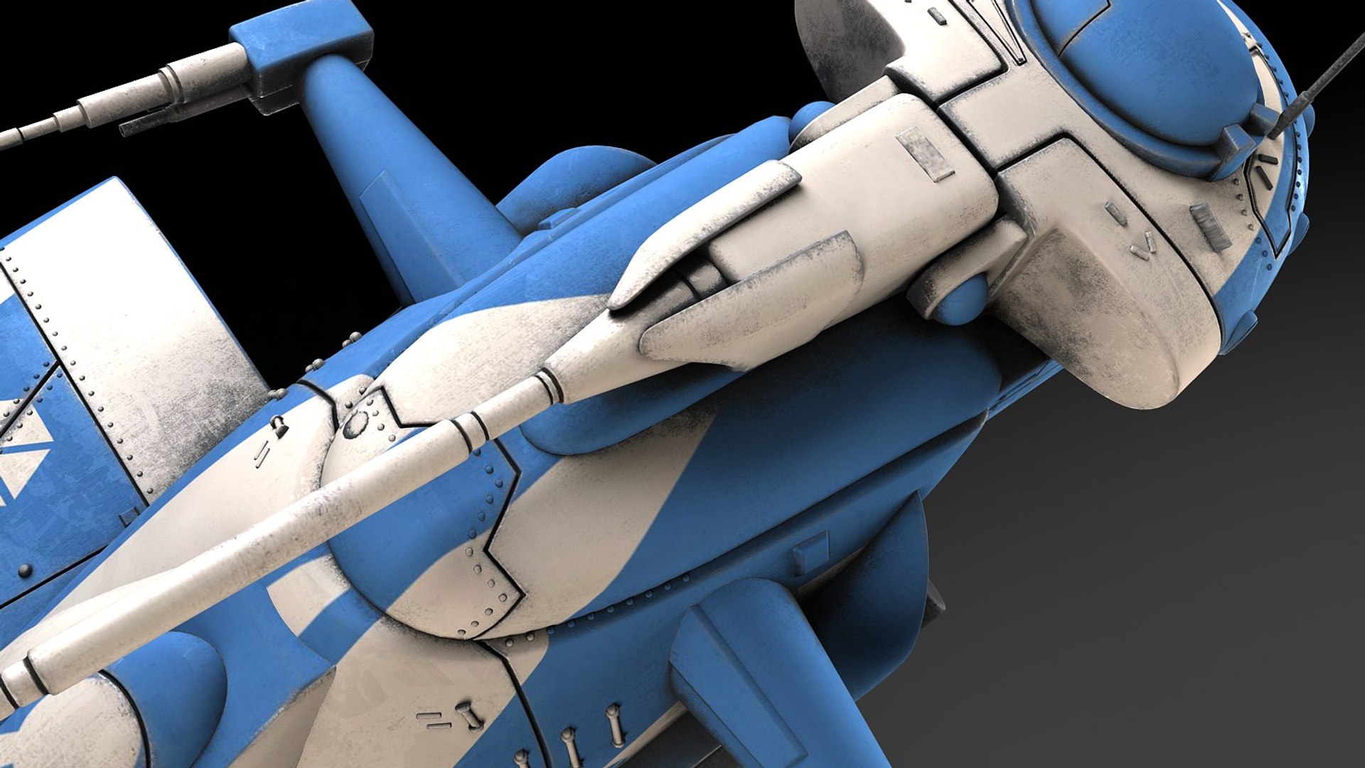 3d star wars aat model