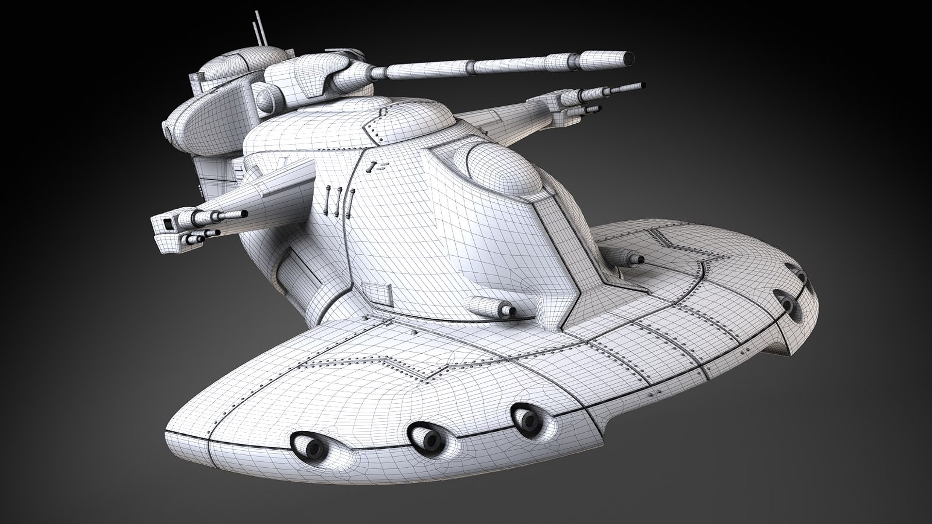 3d star wars aat model