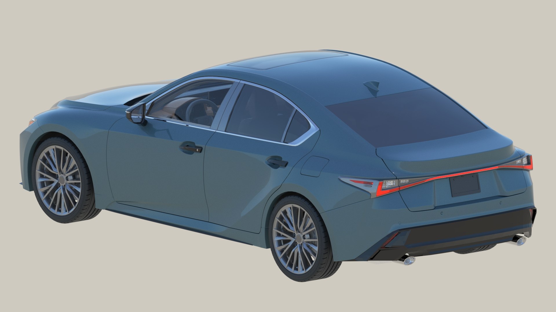 3D Lexus IS Car - TurboSquid 2201975