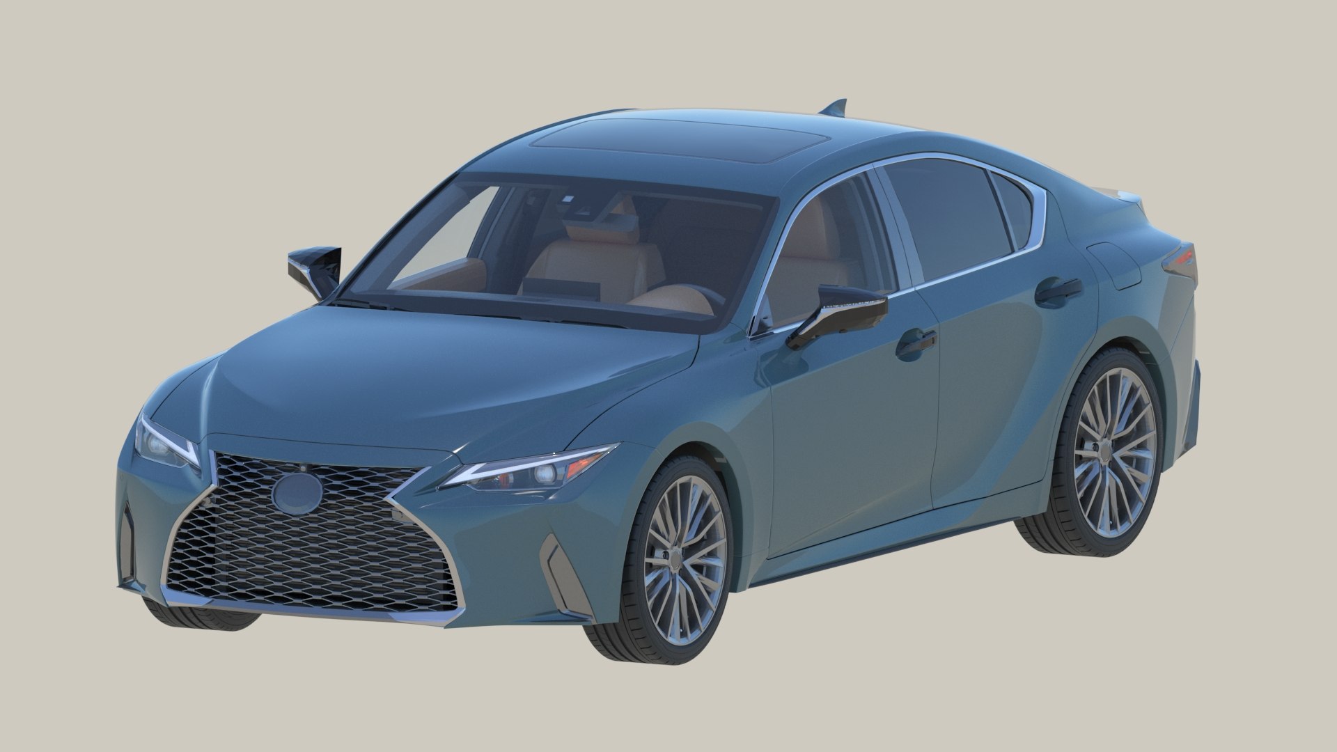 3D Lexus IS Car - TurboSquid 2201975