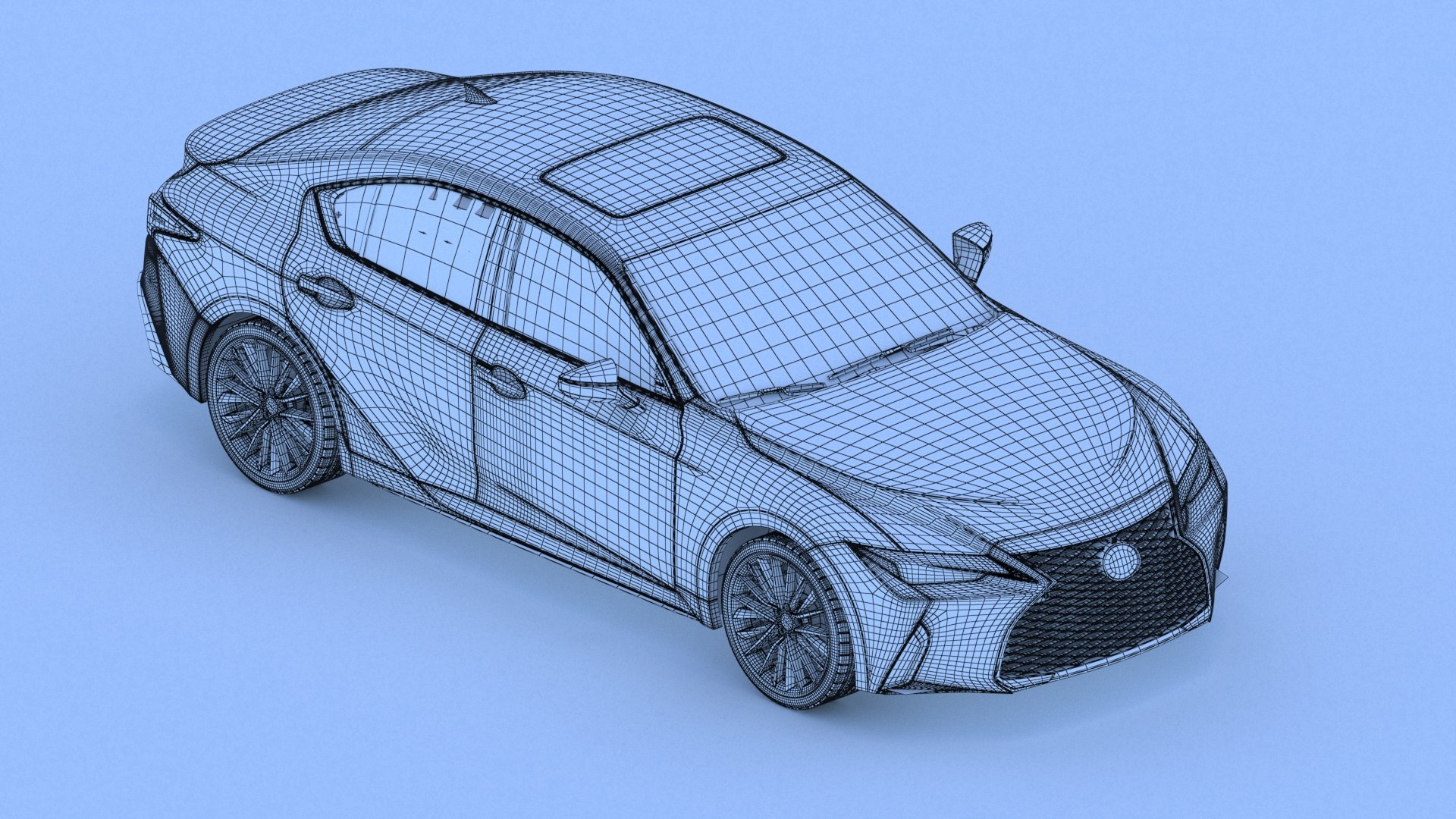 3D Lexus IS Car - TurboSquid 2201975