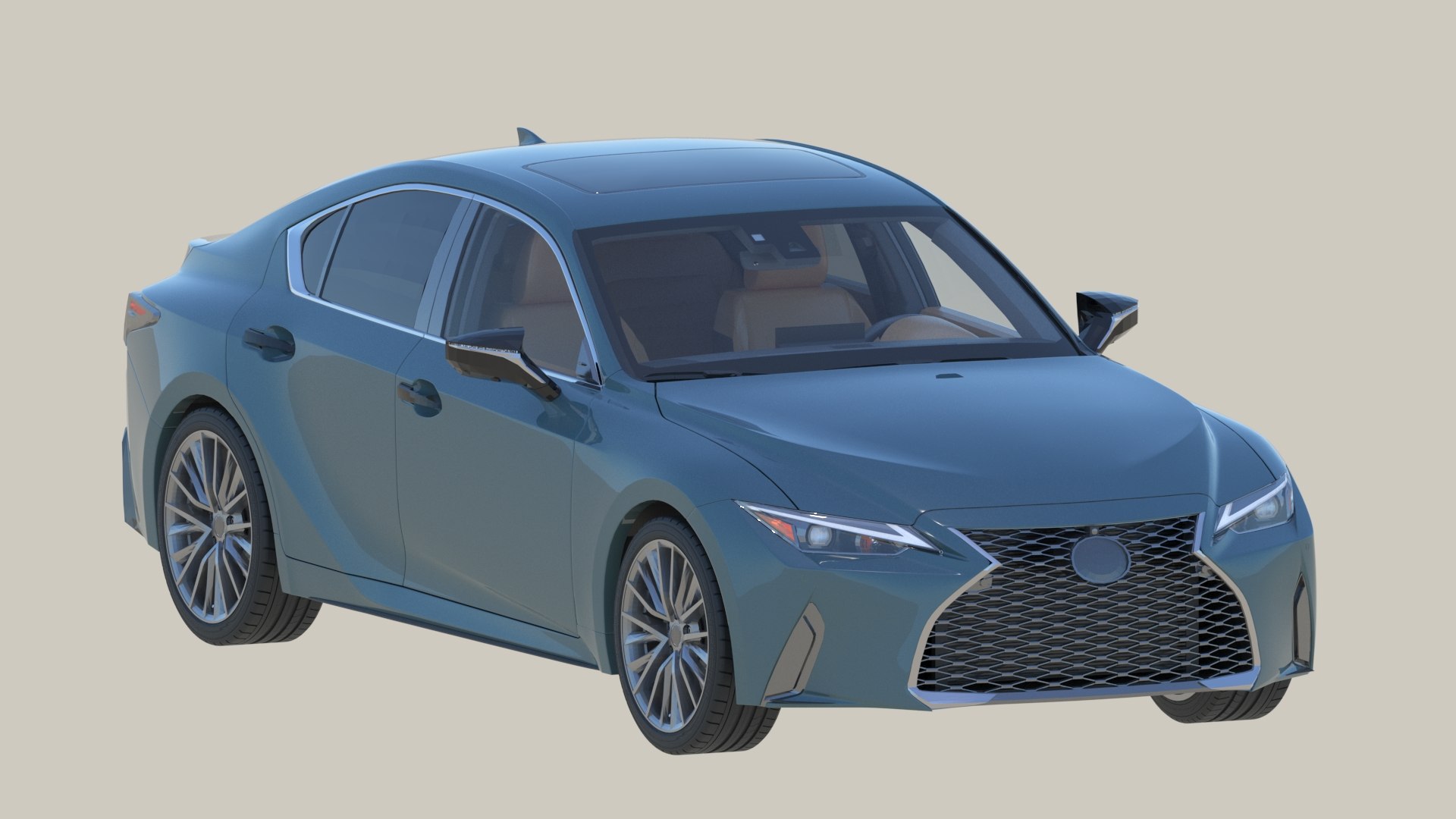 3D Lexus IS Car - TurboSquid 2201975