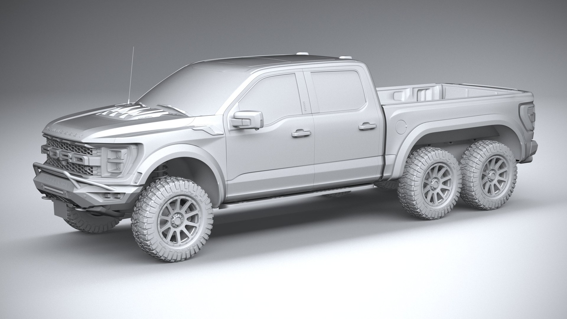 Hennessey Velociraptor 6X6 2024 3D Model - TurboSquid 2295062