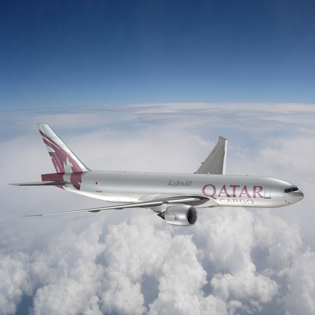 3d boeing 777-200f cargo