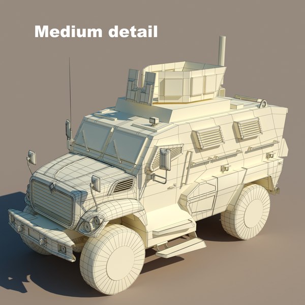 3d mrap vehicles caiman buffalo