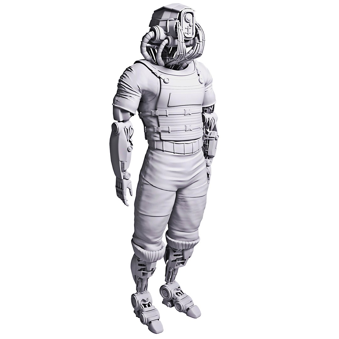 Humanoid Robot 3D Model - TurboSquid 1959224