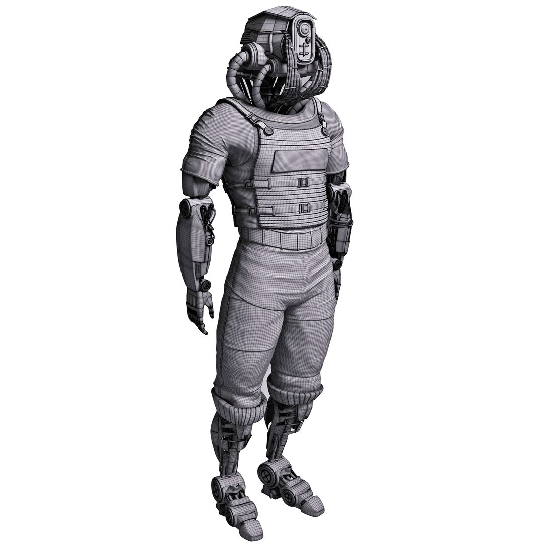 Humanoid Robot 3D Model - TurboSquid 1959224