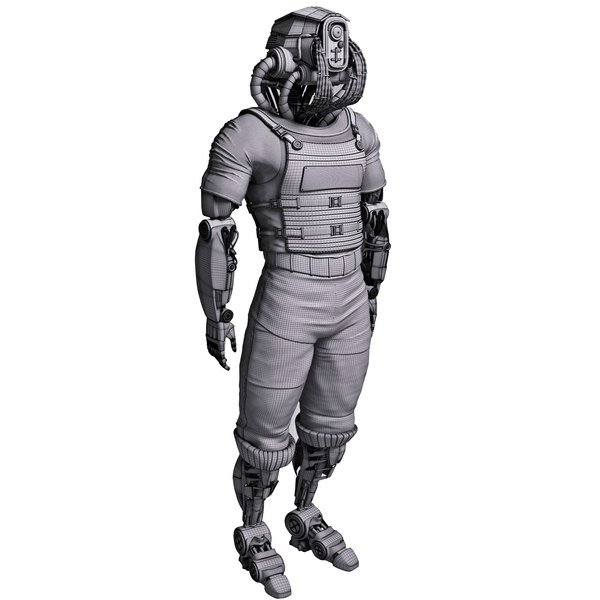 Humanoid robot 3D model - TurboSquid 1959224