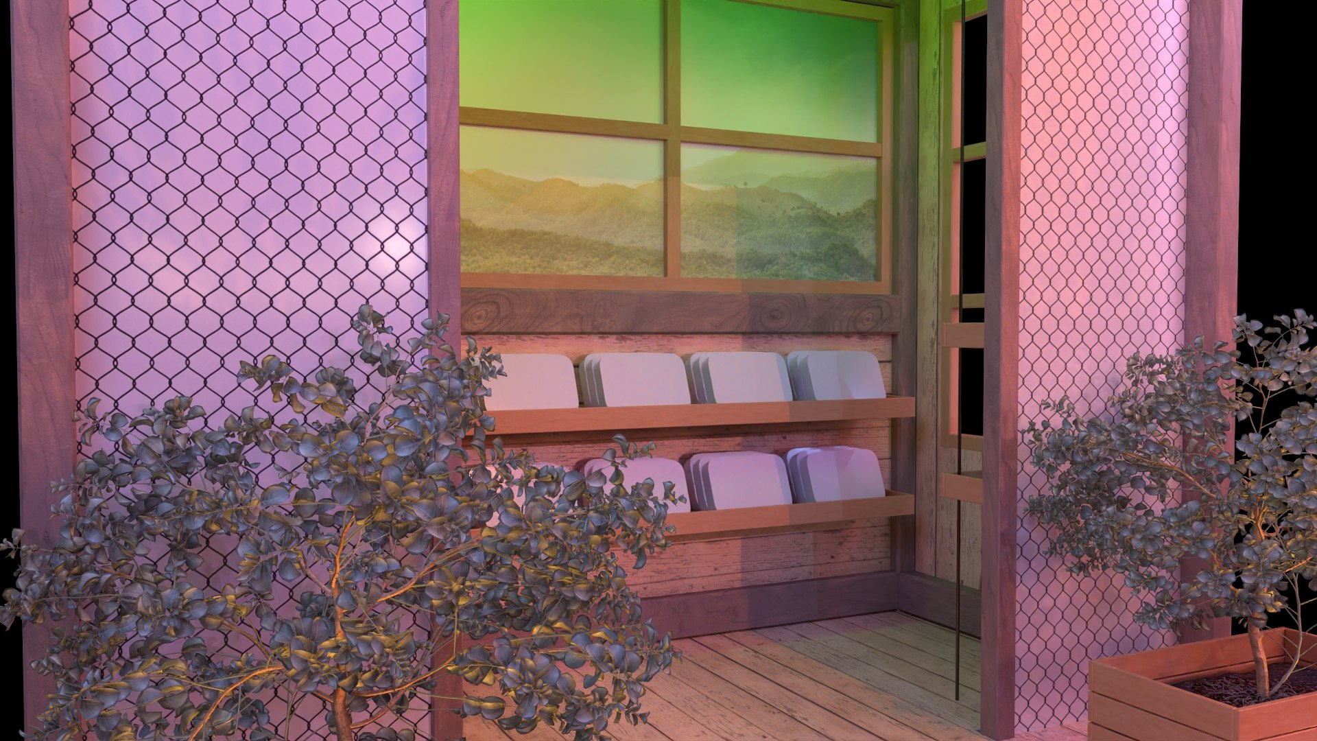 Orchard booth 3D model - TurboSquid 2163990