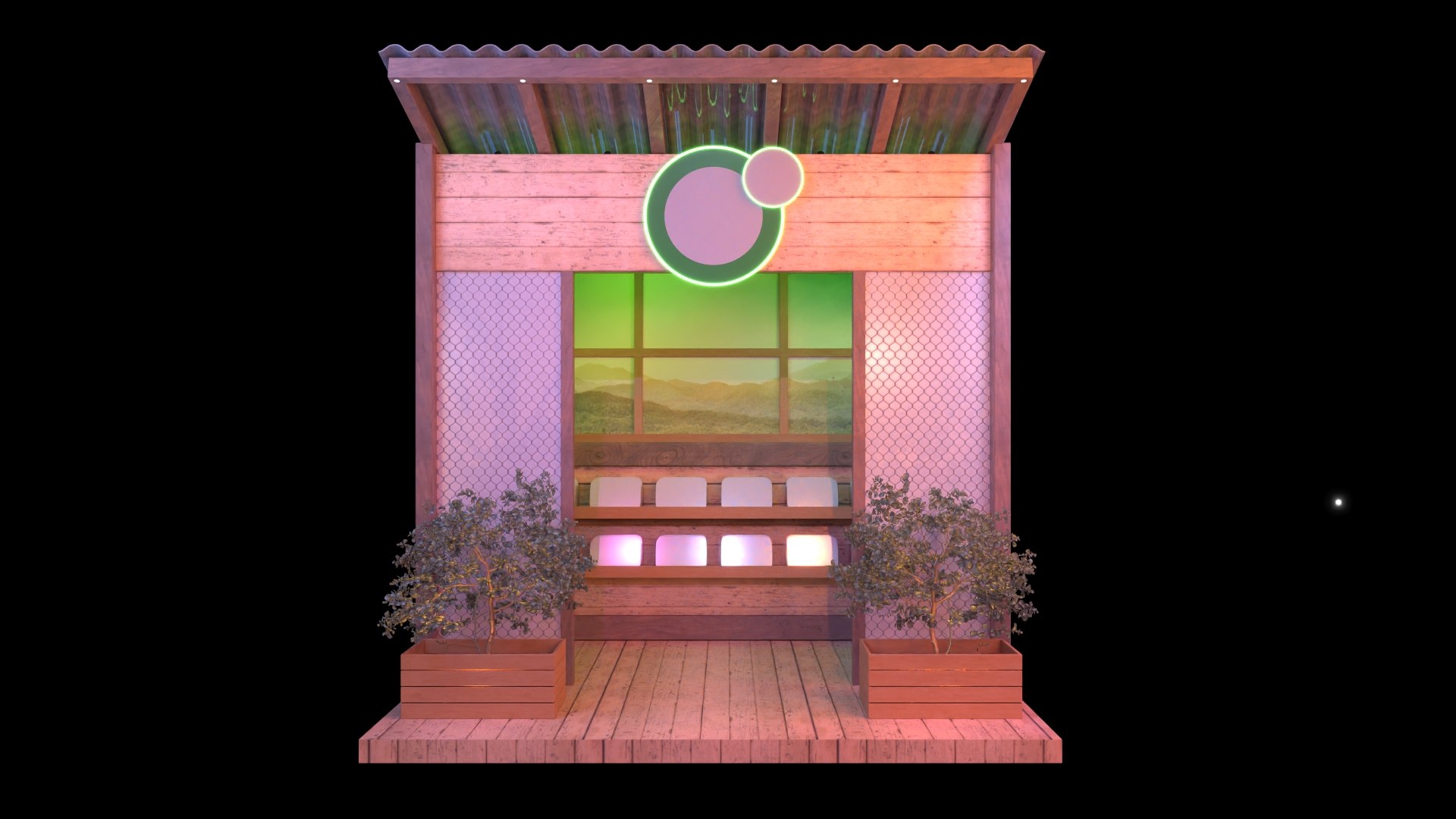 Orchard booth 3D model - TurboSquid 2163990