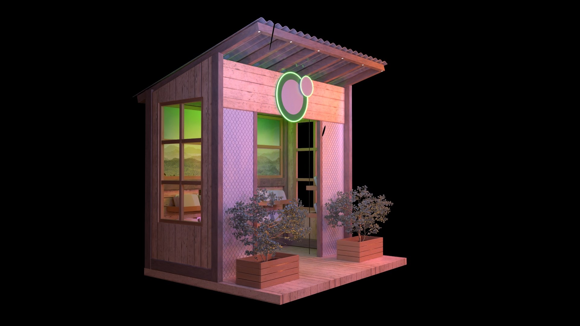 Orchard booth 3D model - TurboSquid 2163990