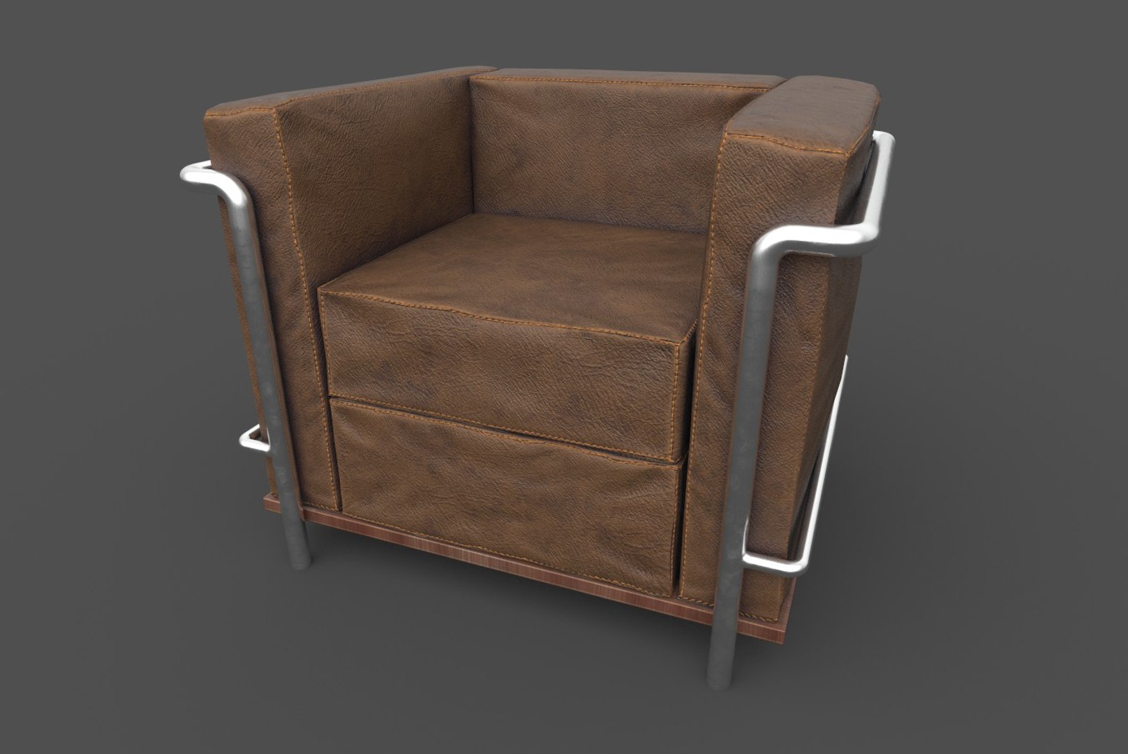 3d model armchair ready unity