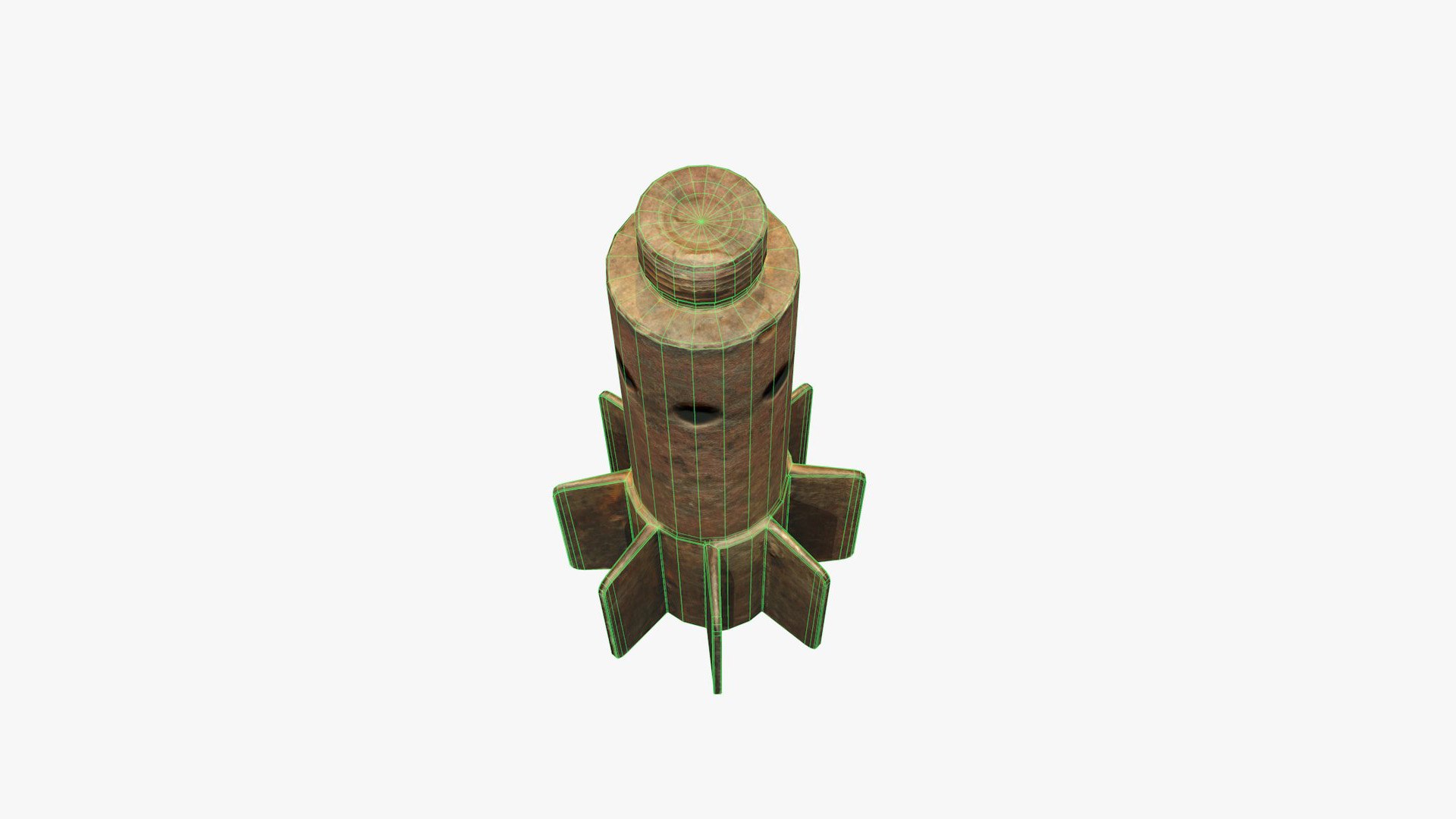 3D model Mortar Shell base 3D model - TurboSquid 2180418