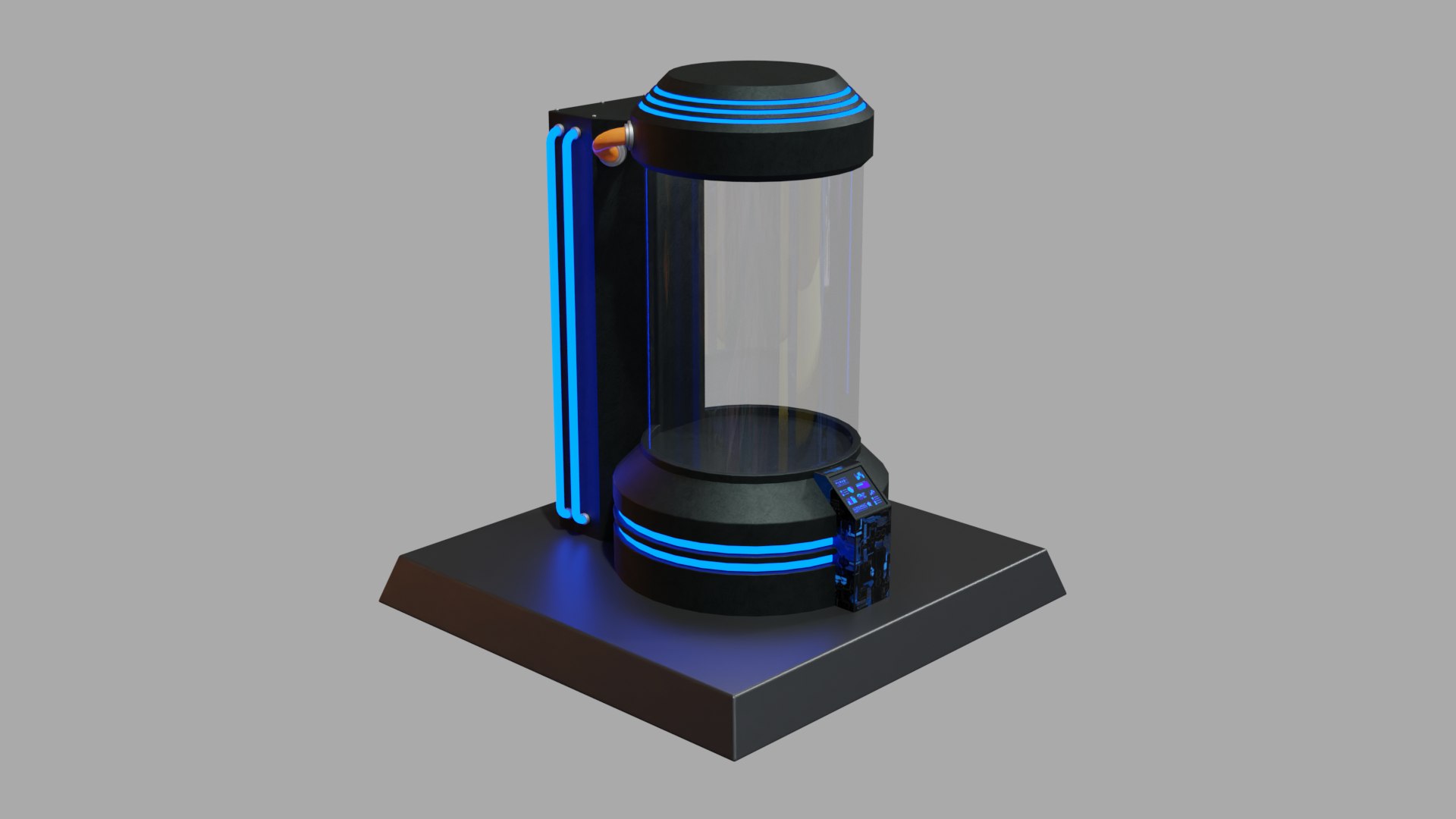 Sci-Fi Chamber 3D model - TurboSquid 1771676