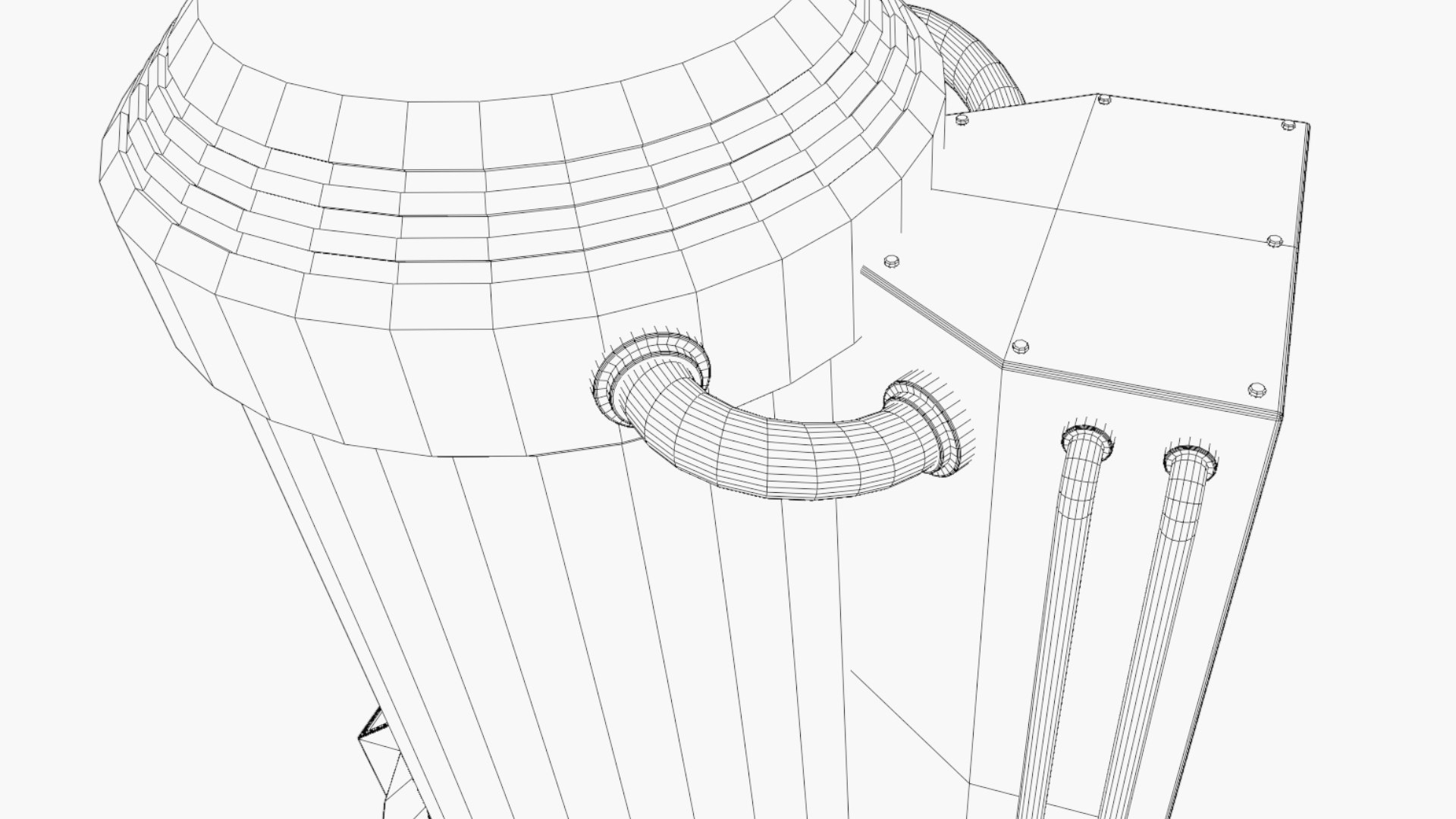 Sci-Fi Chamber 3D Model - TurboSquid 1771676