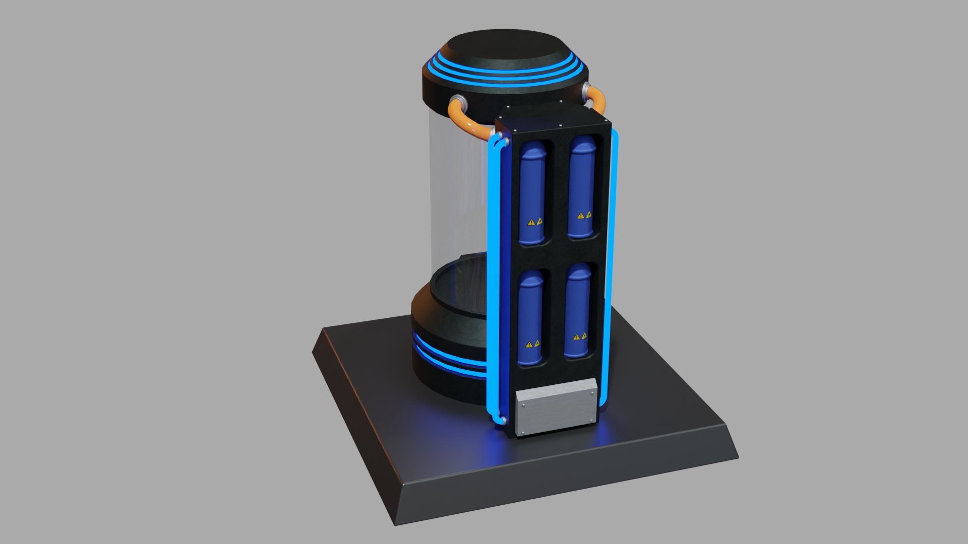 Sci-Fi Chamber 3D Model - TurboSquid 1771676