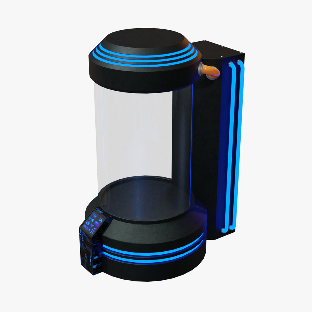Sci-Fi Chamber 3D model - TurboSquid 1771676