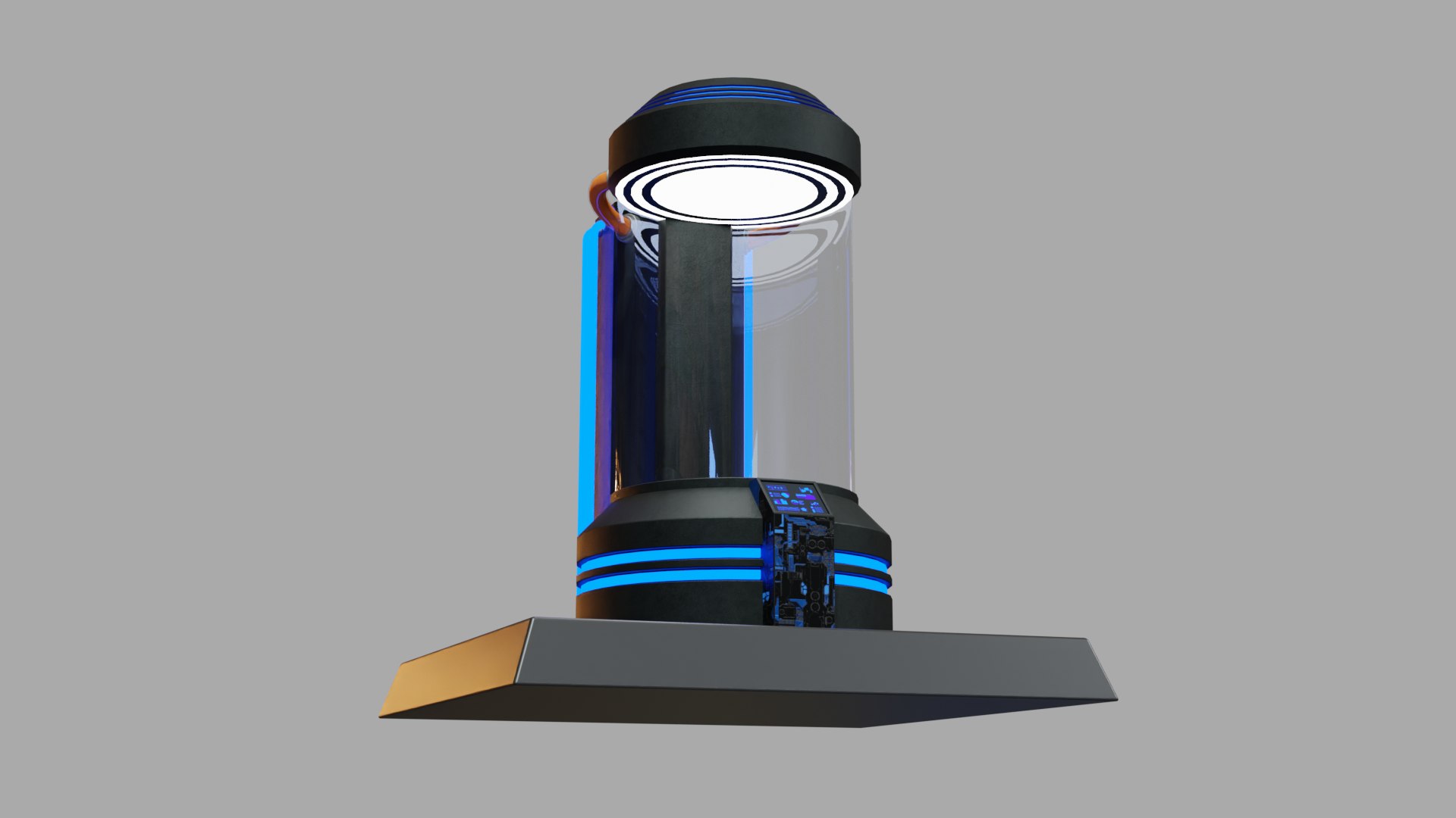 Sci-Fi Chamber 3D Model - TurboSquid 1771676