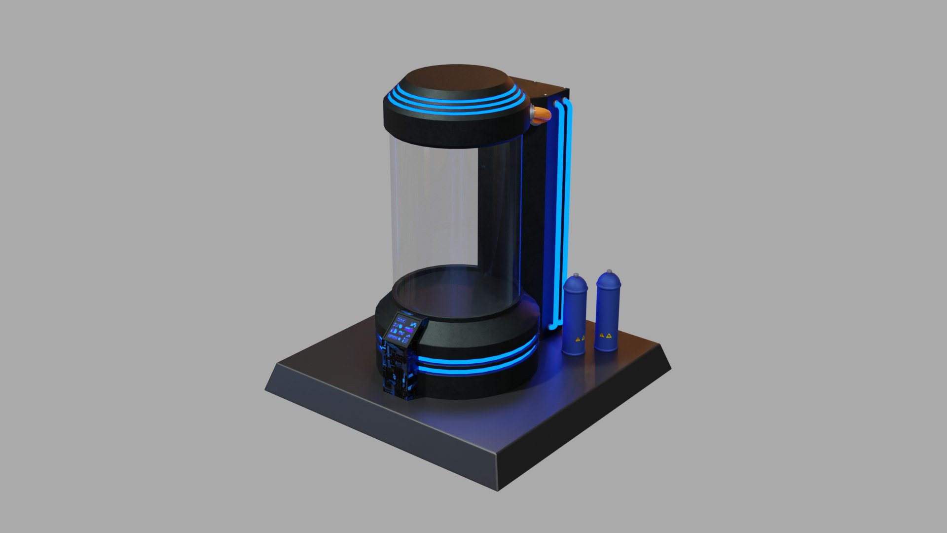 Sci-Fi Chamber 3D Model - TurboSquid 1771676