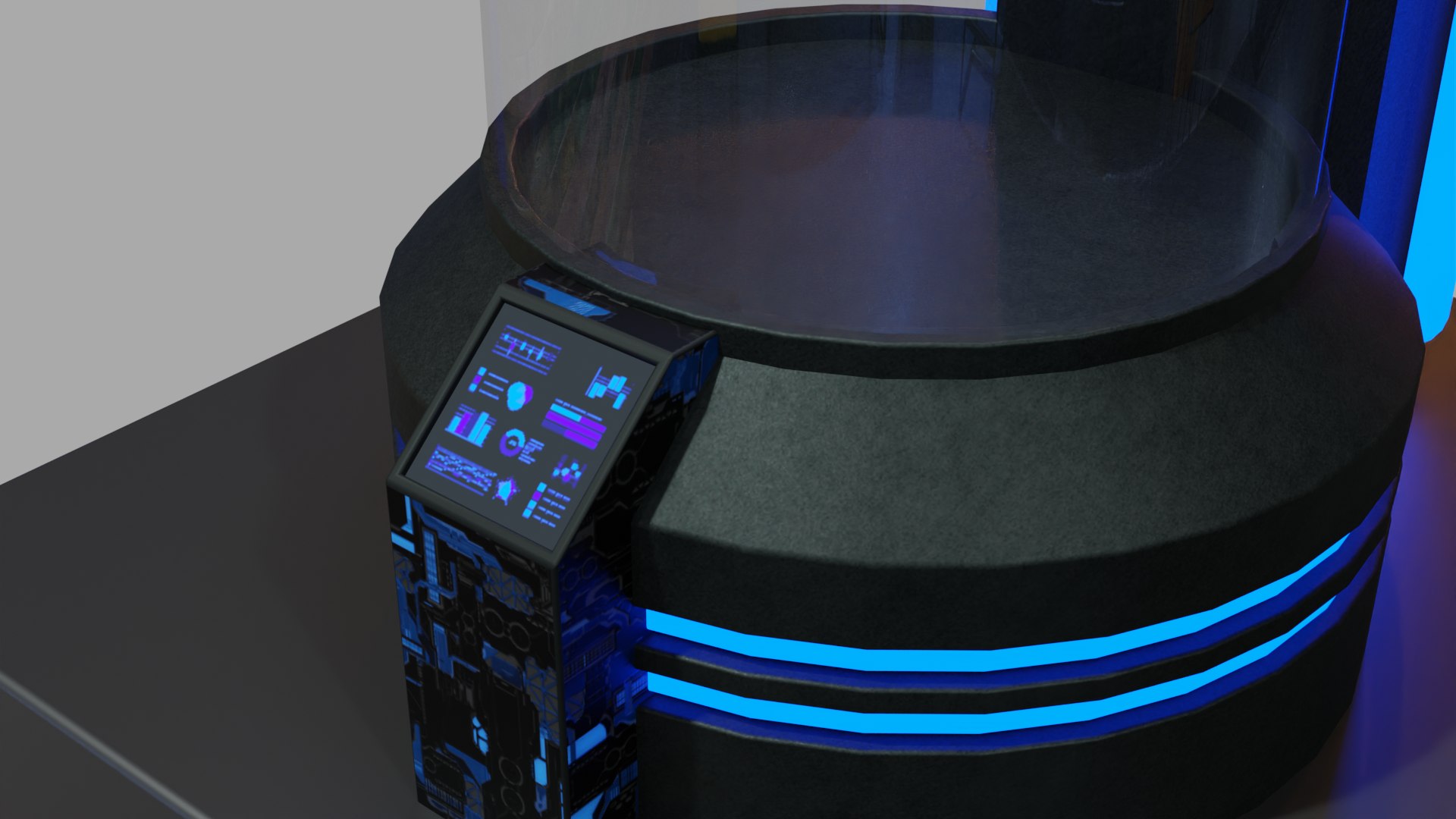 Sci-Fi Chamber 3D Model - TurboSquid 1771676