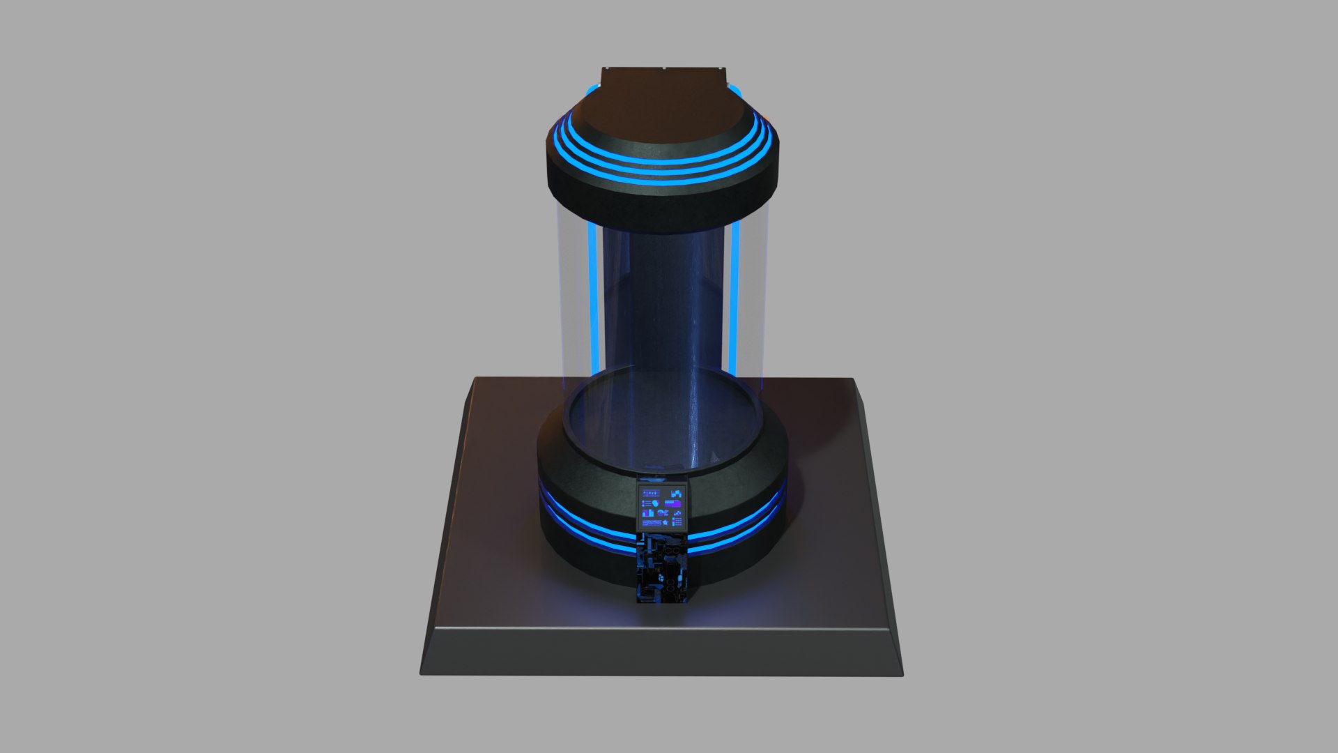 Sci-Fi Chamber 3D Model - TurboSquid 1771676