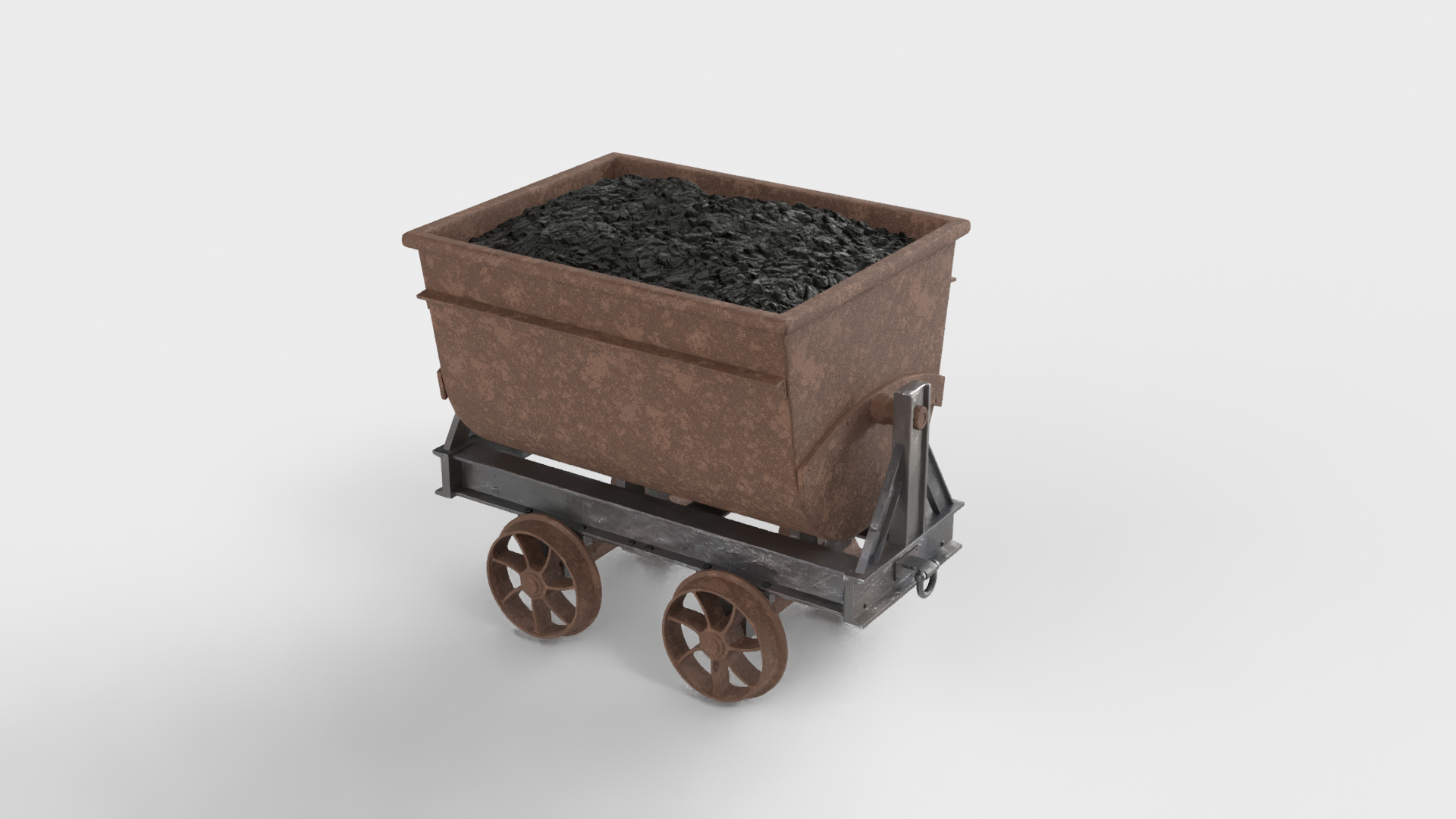 3D Rusty Coal Path - TurboSquid 2284823