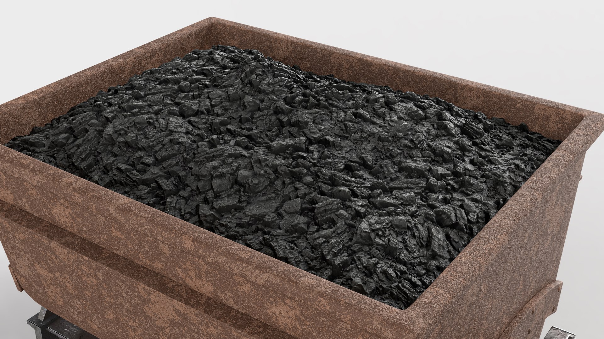 3D Rusty Coal Path - TurboSquid 2284823