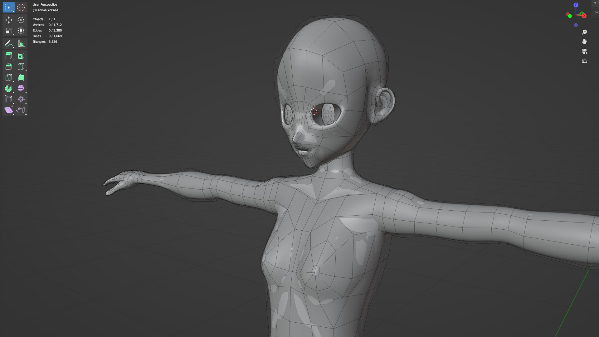 3D Base Anime - TurboSquid 1669170
