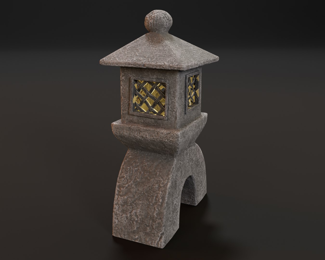 Asian Stone Lantern 3D - TurboSquid 2404148