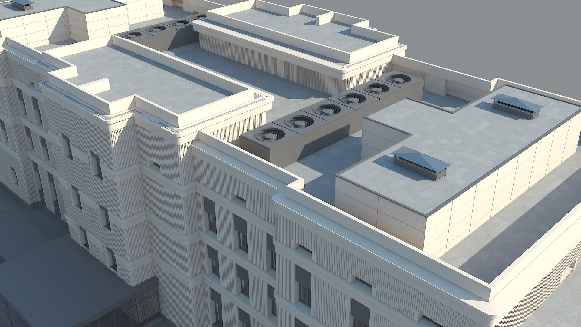 Hospital Building 3D Model - TurboSquid 1627855