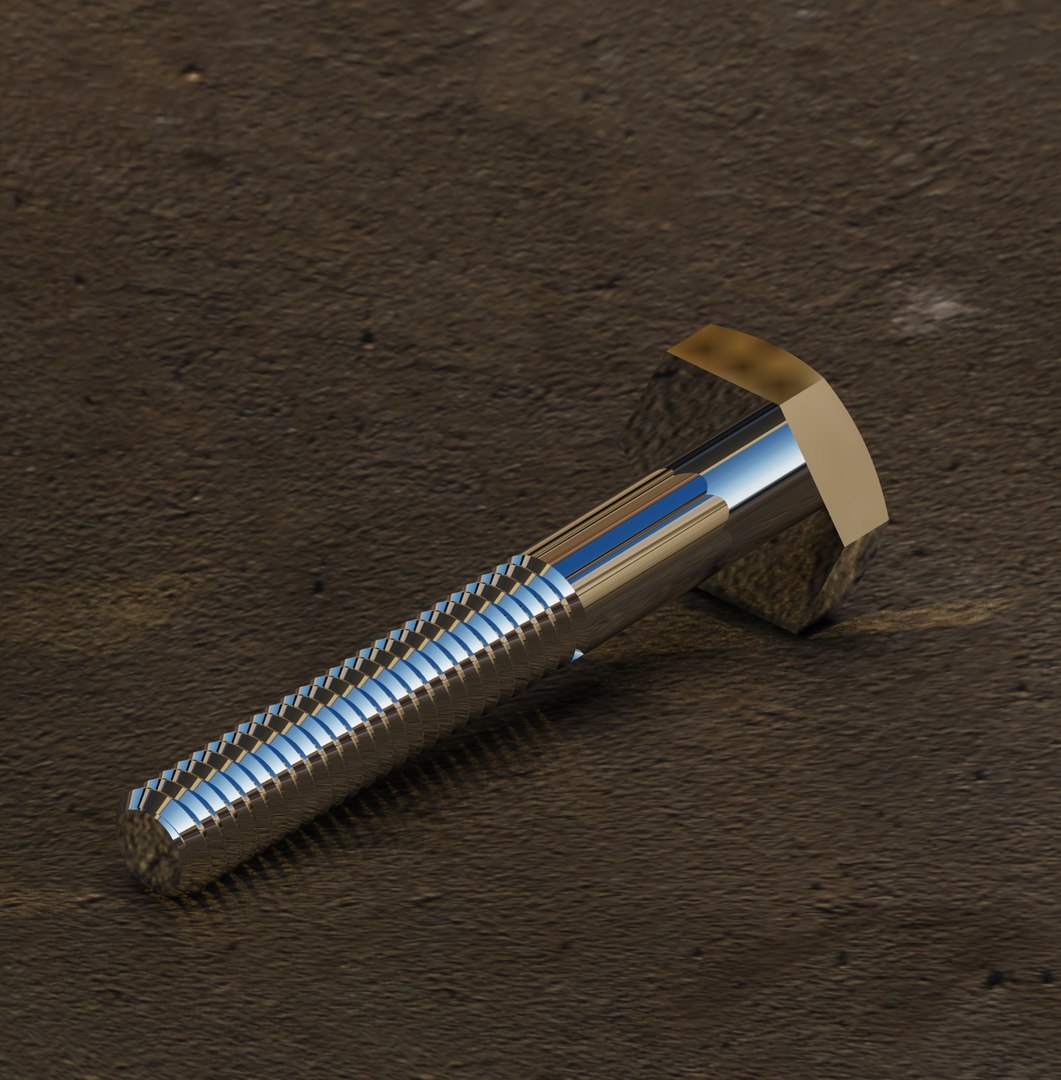 Free Metal Screw 3D Model - TurboSquid 1859013
