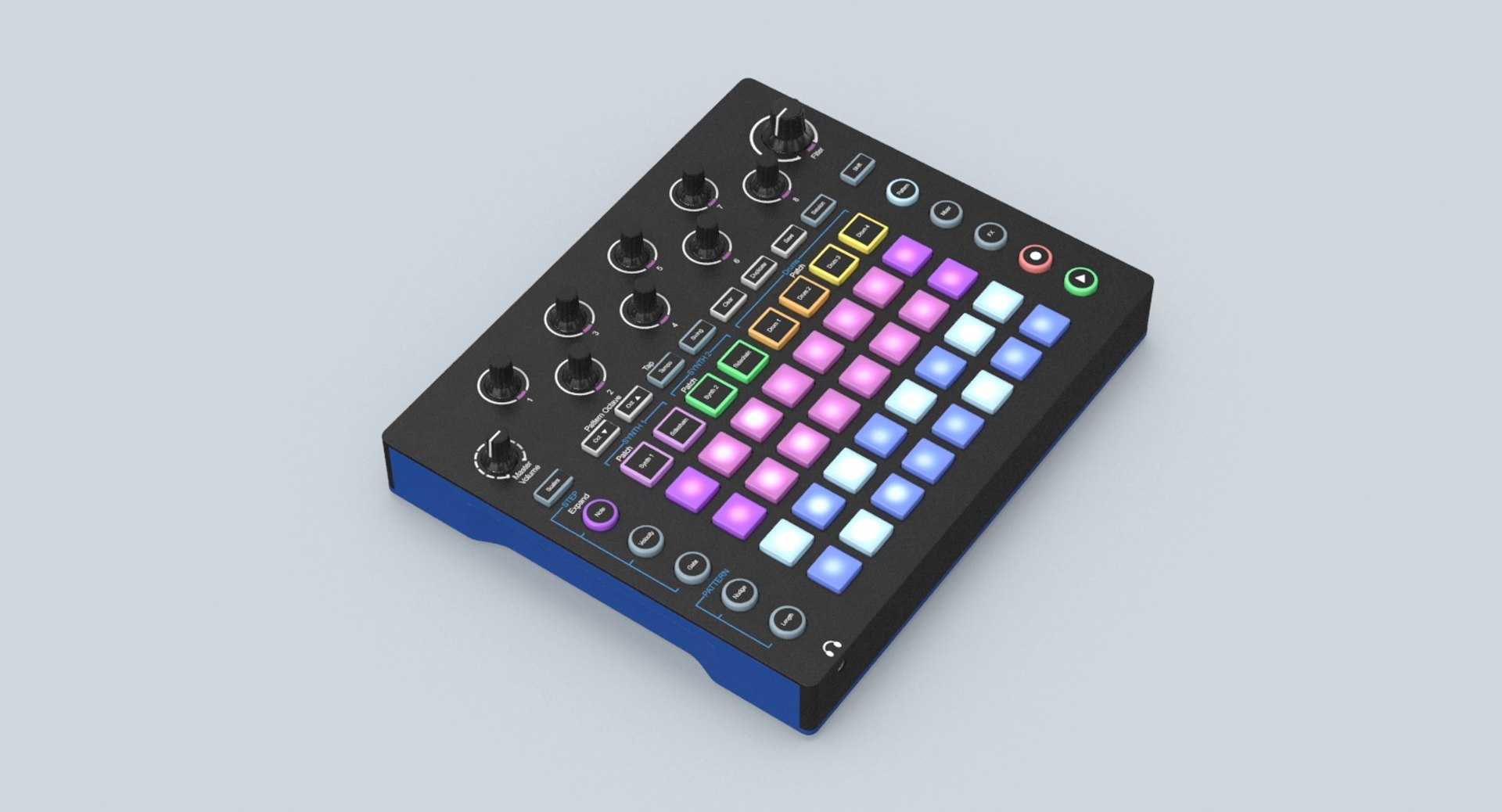 Dj-sample-box 3D model - TurboSquid 1324279
