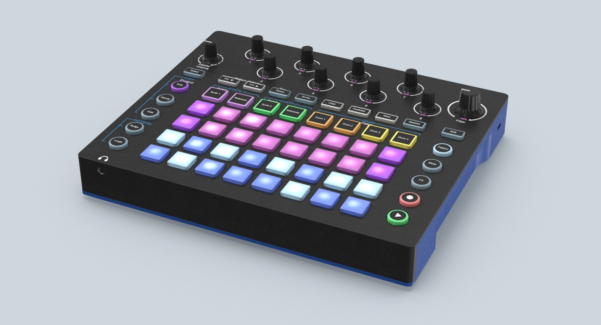 Dj-sample-box 3D model - TurboSquid 1324279