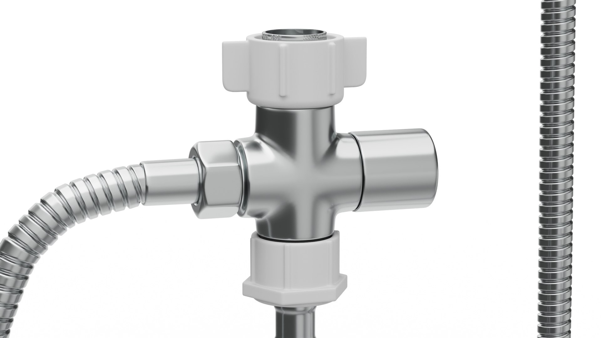 3D Toilet Tank Mounted Black Handheld Bidet Sprayer Model - TurboSquid ...