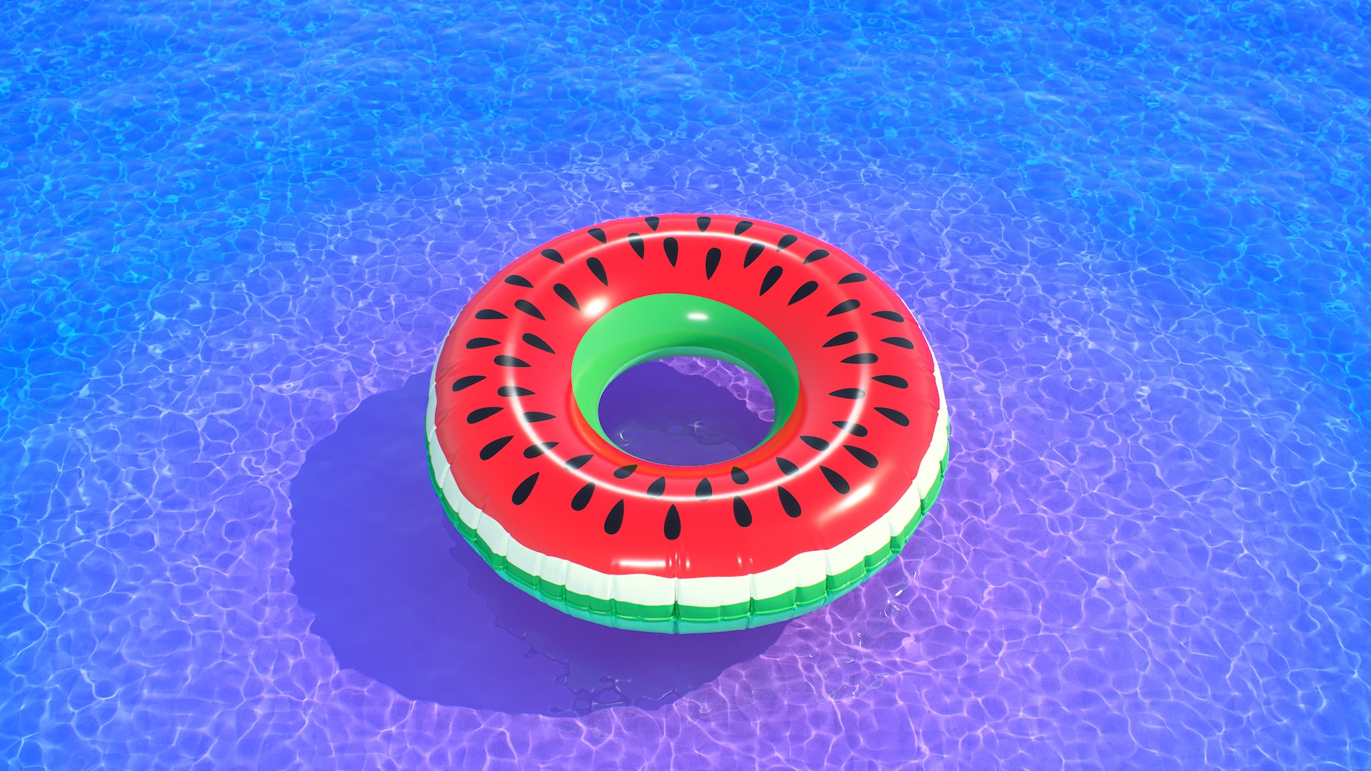 3D Watermelon Swimming Ring - TurboSquid 1760224