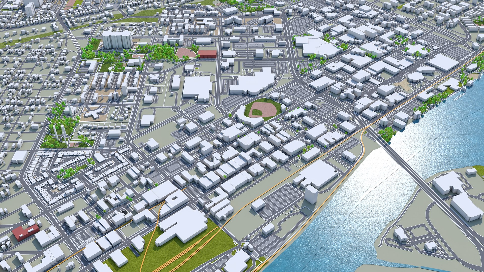 3D Model Peoria Illinois USA - TurboSquid 1720502