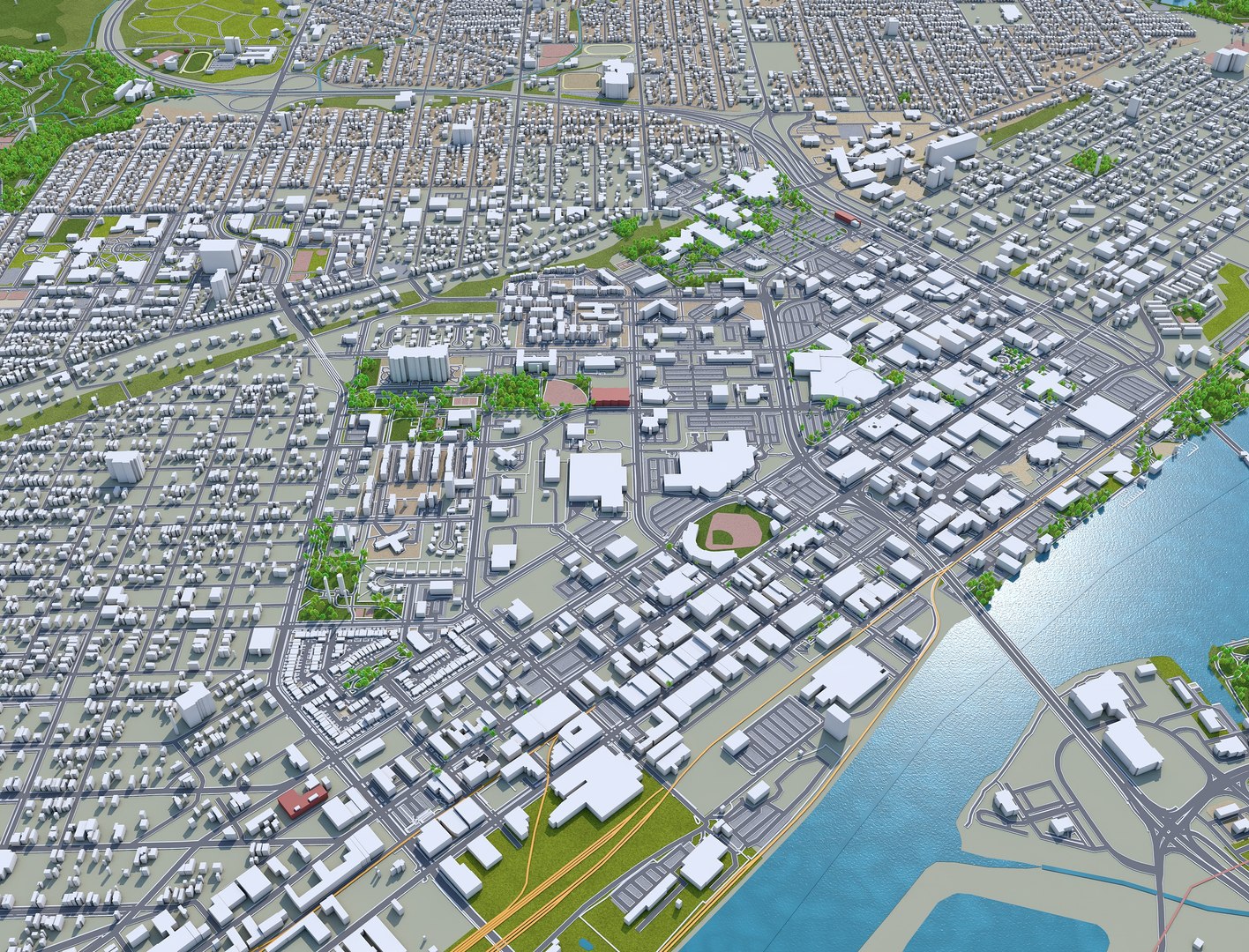 3D Model Peoria Illinois USA - TurboSquid 1720502