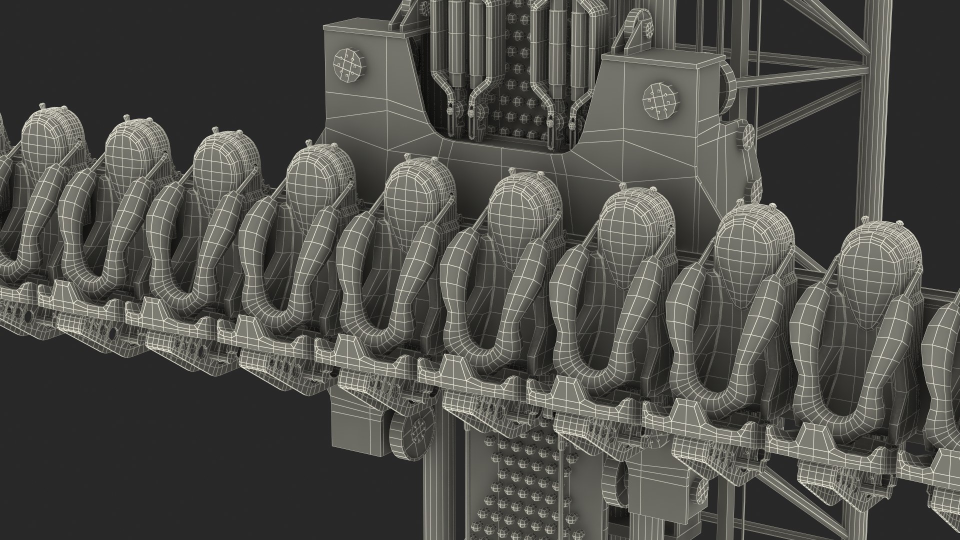 Sky Drop Tower 3D model - TurboSquid 1872840