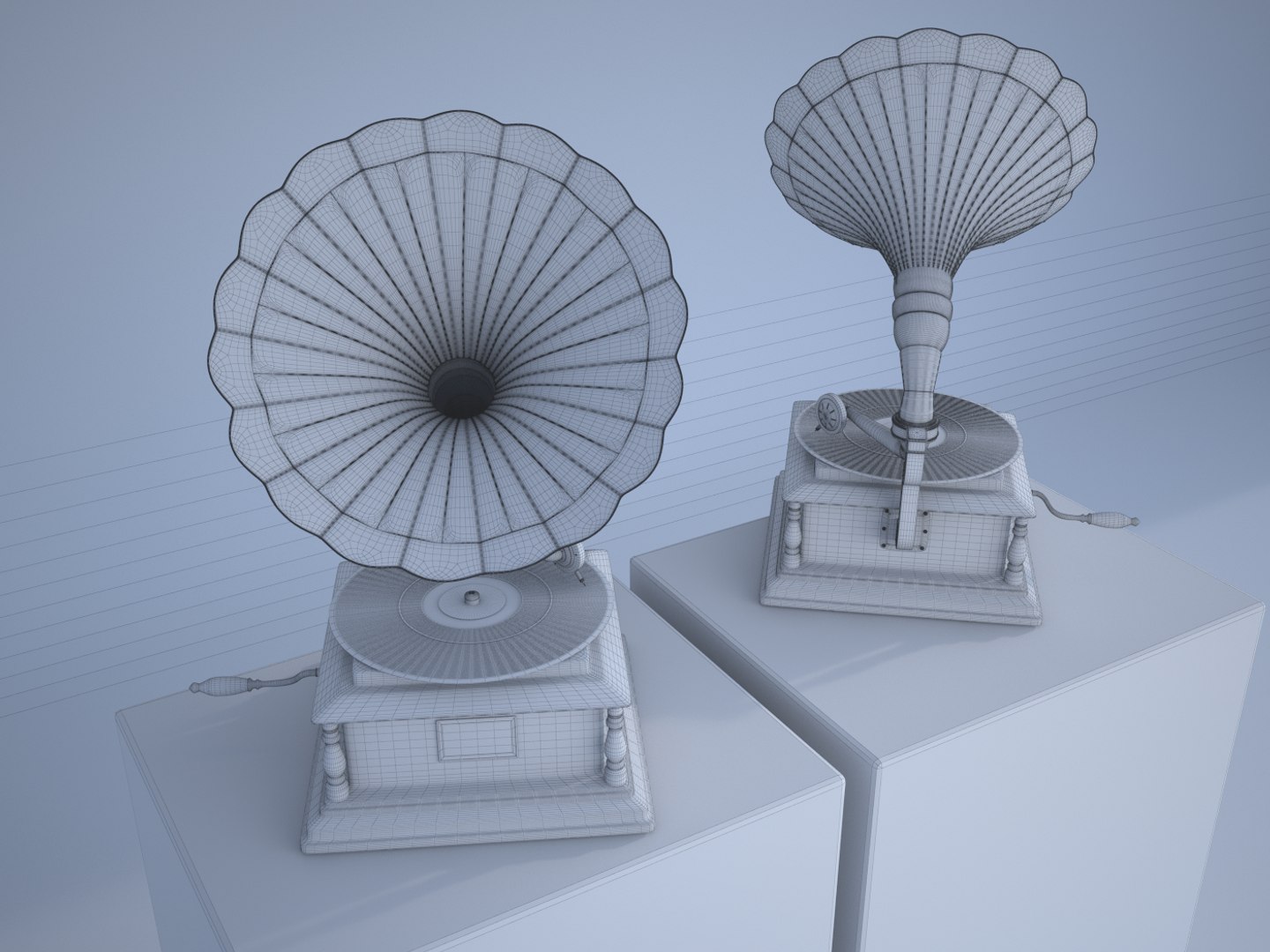 3d Gramophone Model
