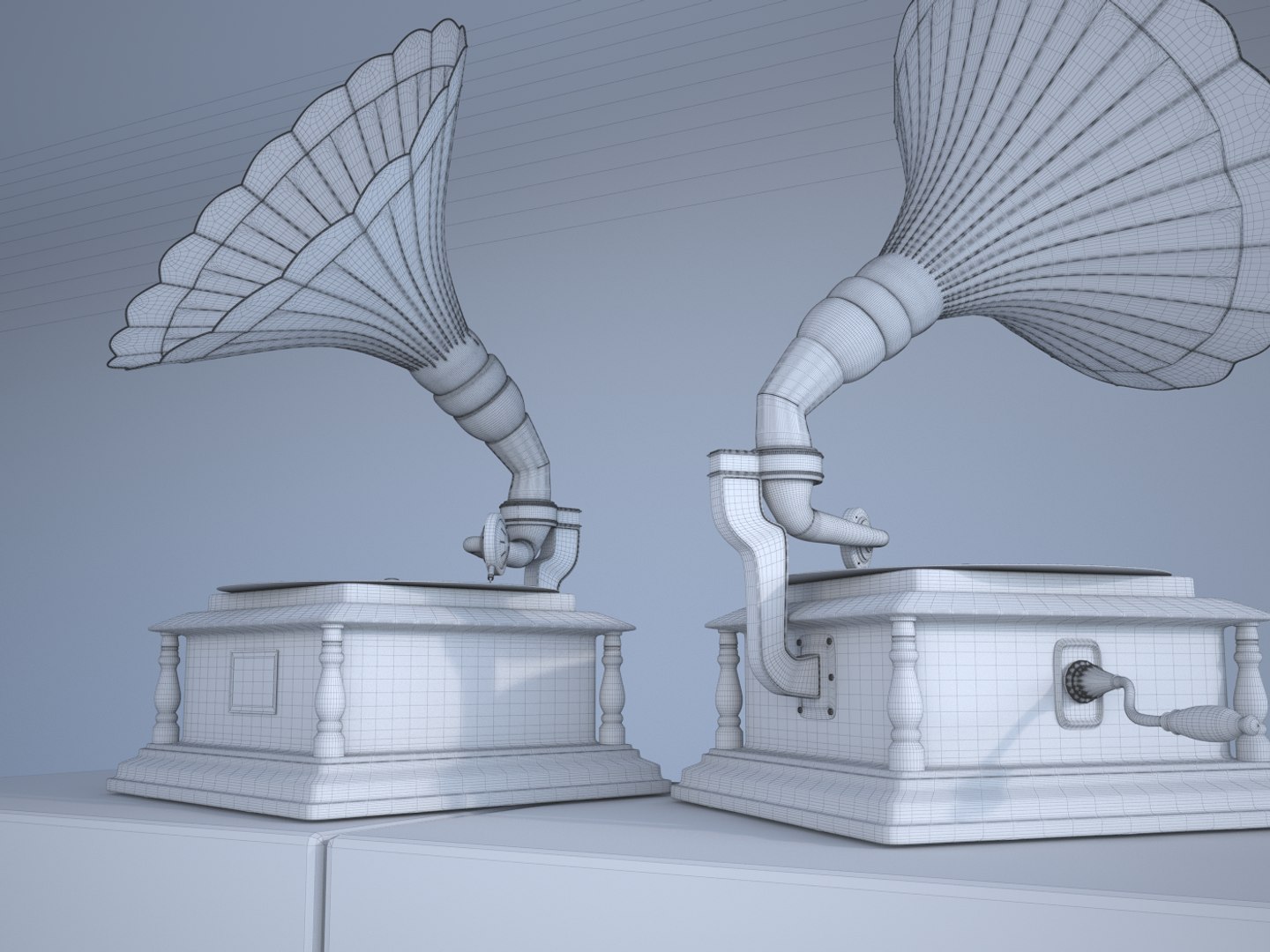 3d Gramophone Model