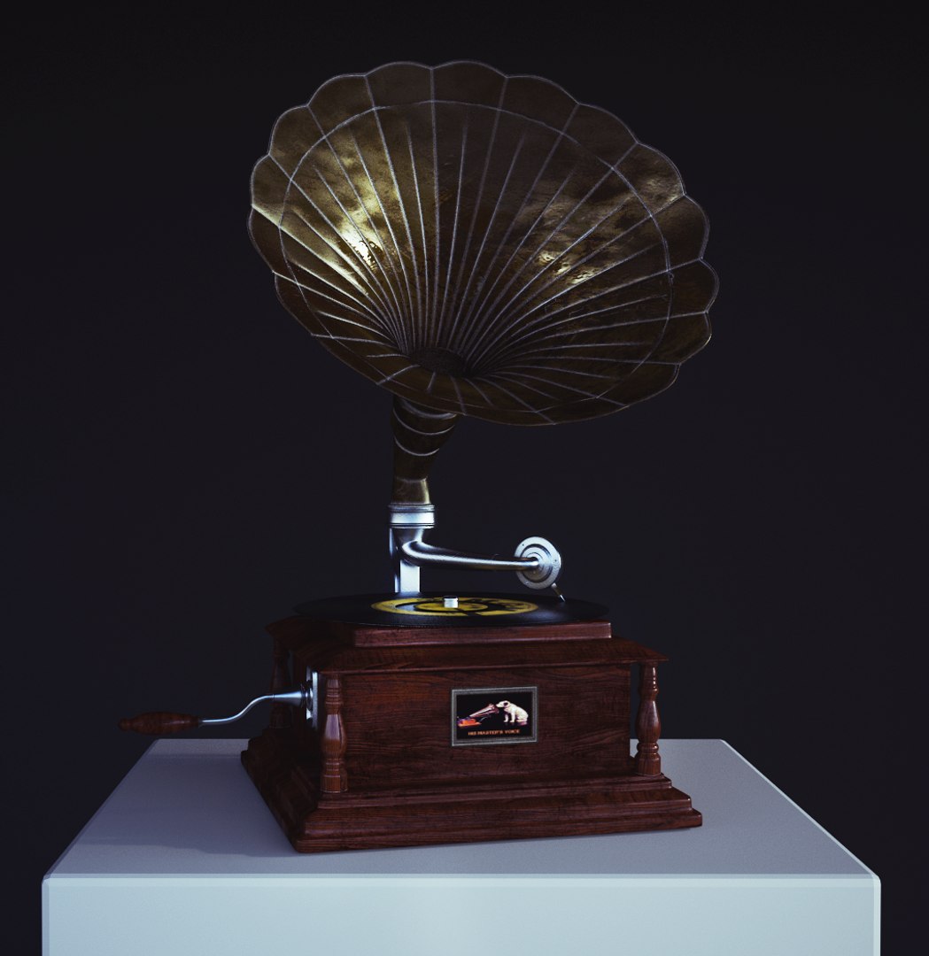 3d Gramophone Model