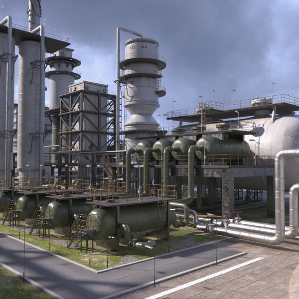 Factory Blender Models for Download | TurboSquid