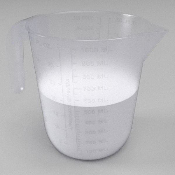 measuring jug obj