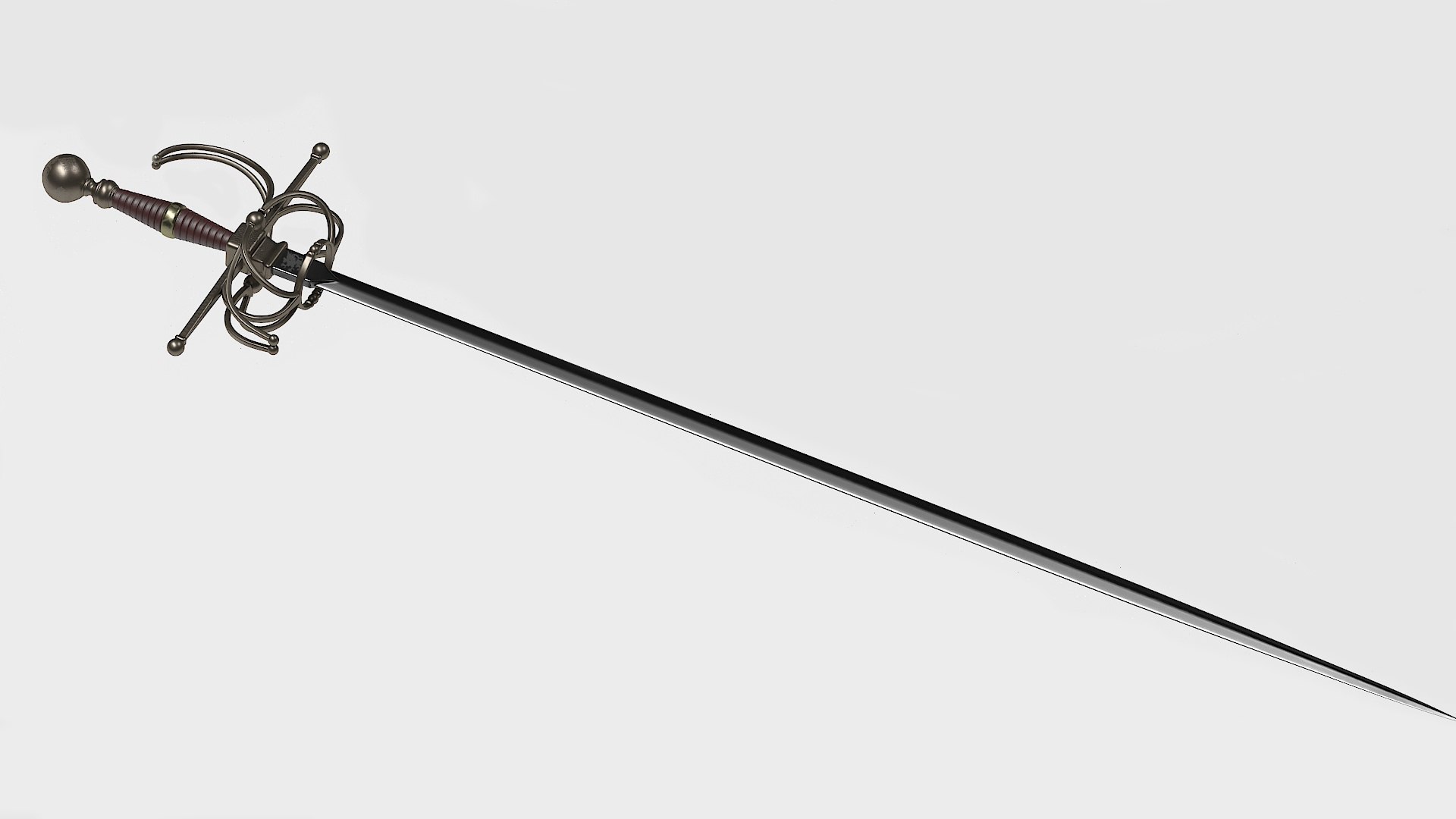 Realistic Rapier 3D - TurboSquid 1245232