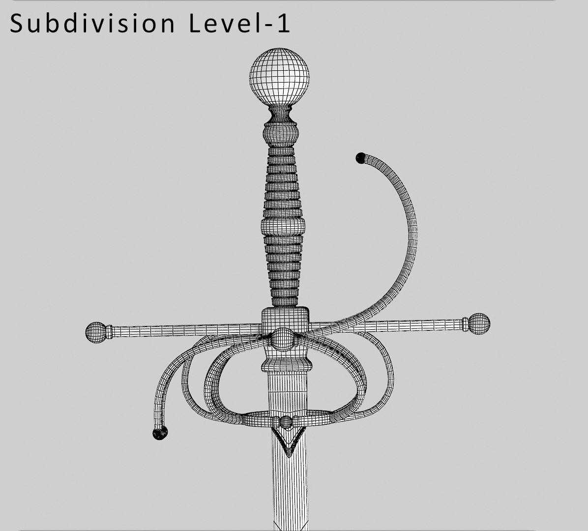 Realistic Rapier 3D - TurboSquid 1245232
