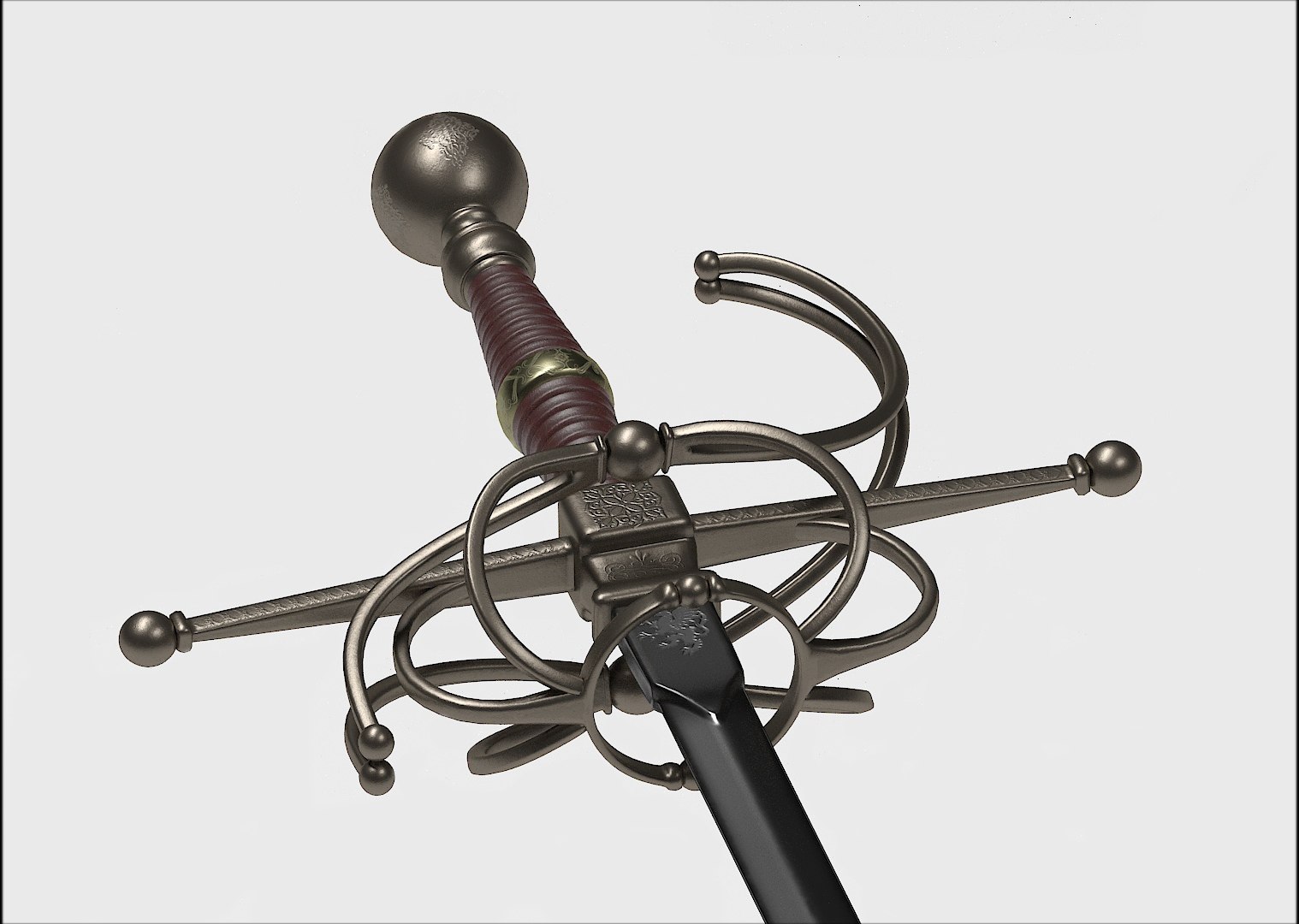 Realistic Rapier 3D - TurboSquid 1245232