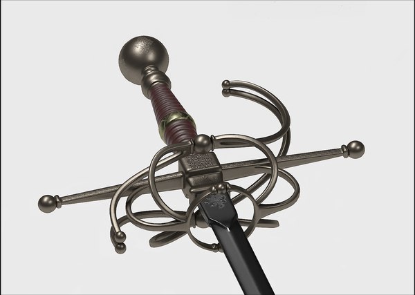 Rapier Western European Sword 3D - TurboSquid 1983727