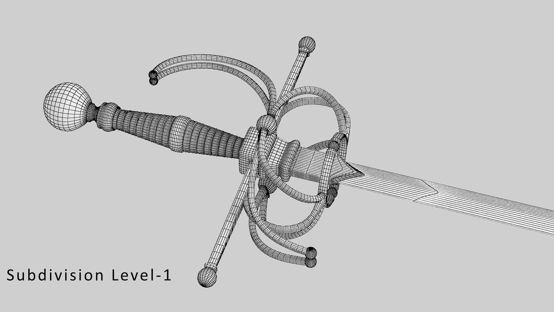 Realistic Rapier 3D - TurboSquid 1245232